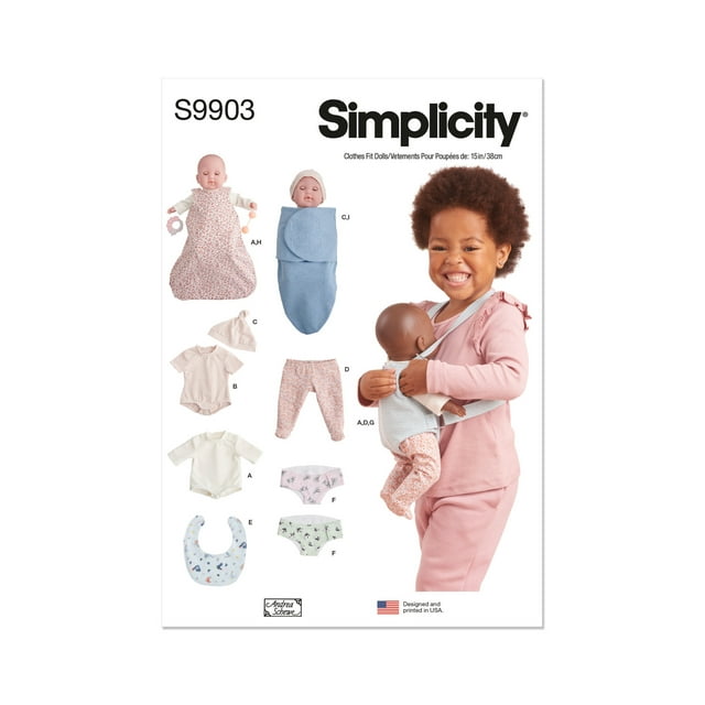 Simplicity Sewing Pattern 9903 - 15” Doll Clothes and Accessories By ...