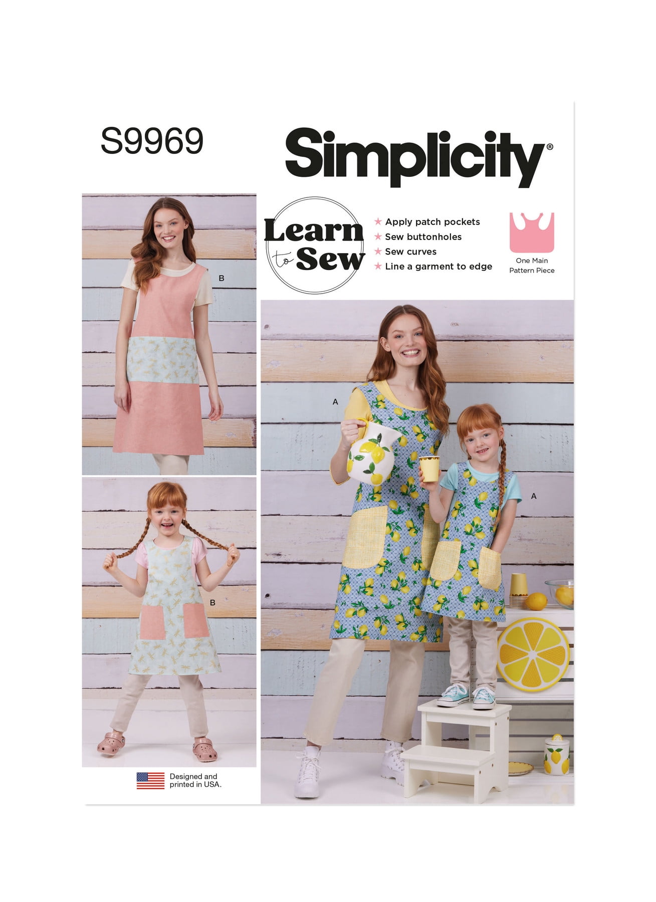 Simplicity Sewing Pattern 9969 - Children's and Misses' Reversible ...
