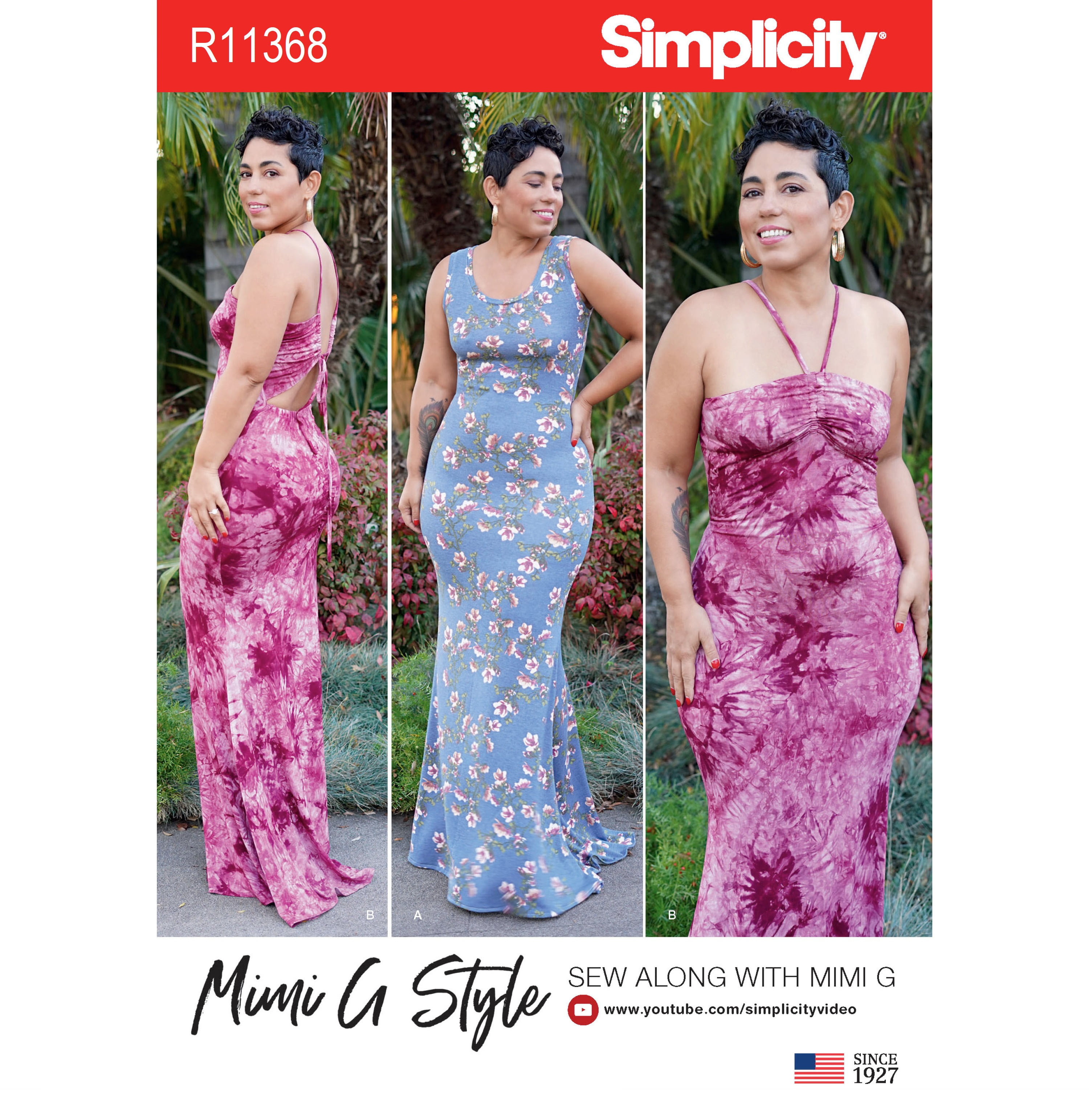 Simplicity Sewing Pattern R11368 (8915) - Misses' Knit Maxi Dresses by ...