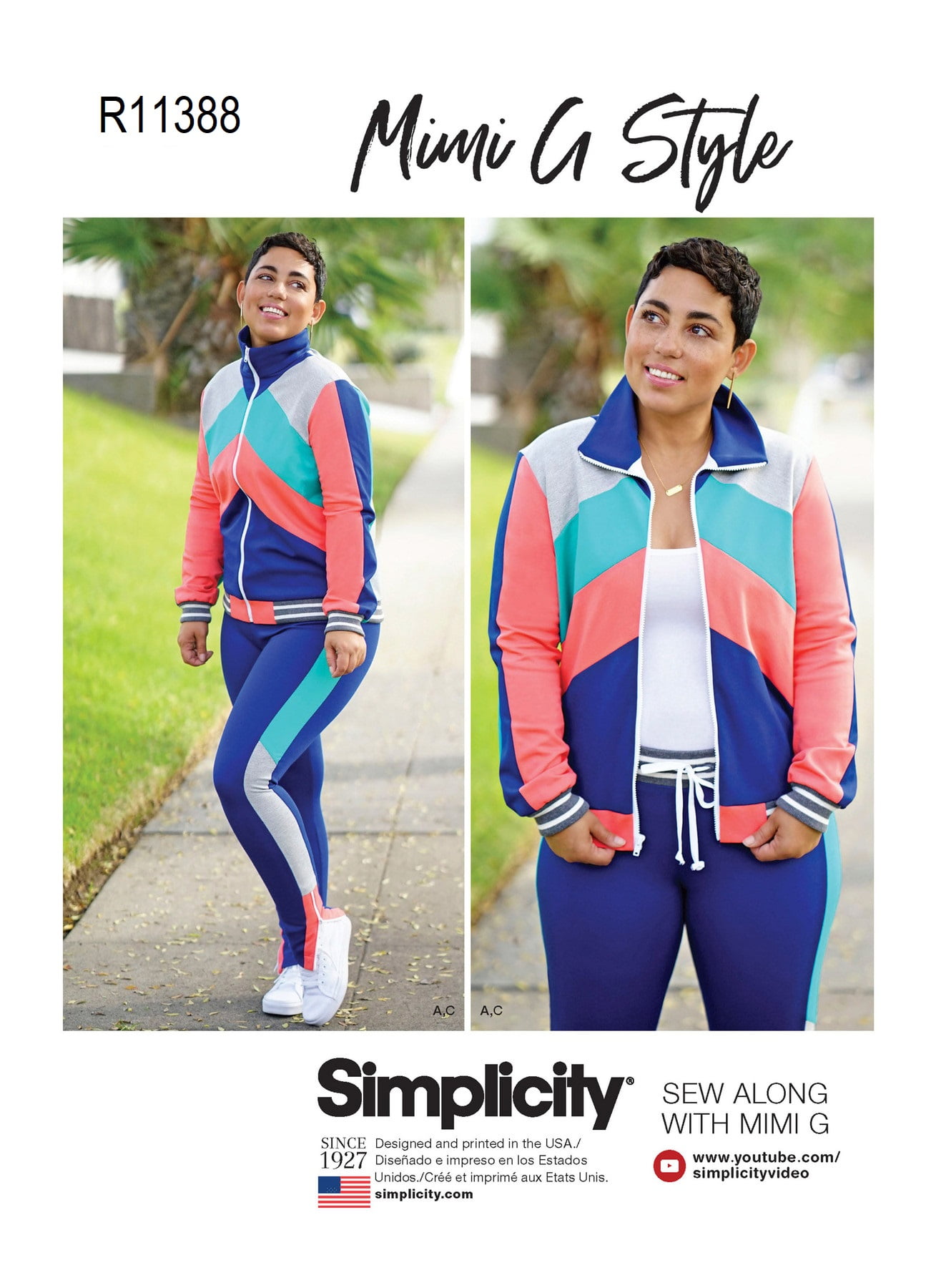 Simplicity Sewing Pattern R11388 (8702) - Mimi G Misses' Knit Jacket ...