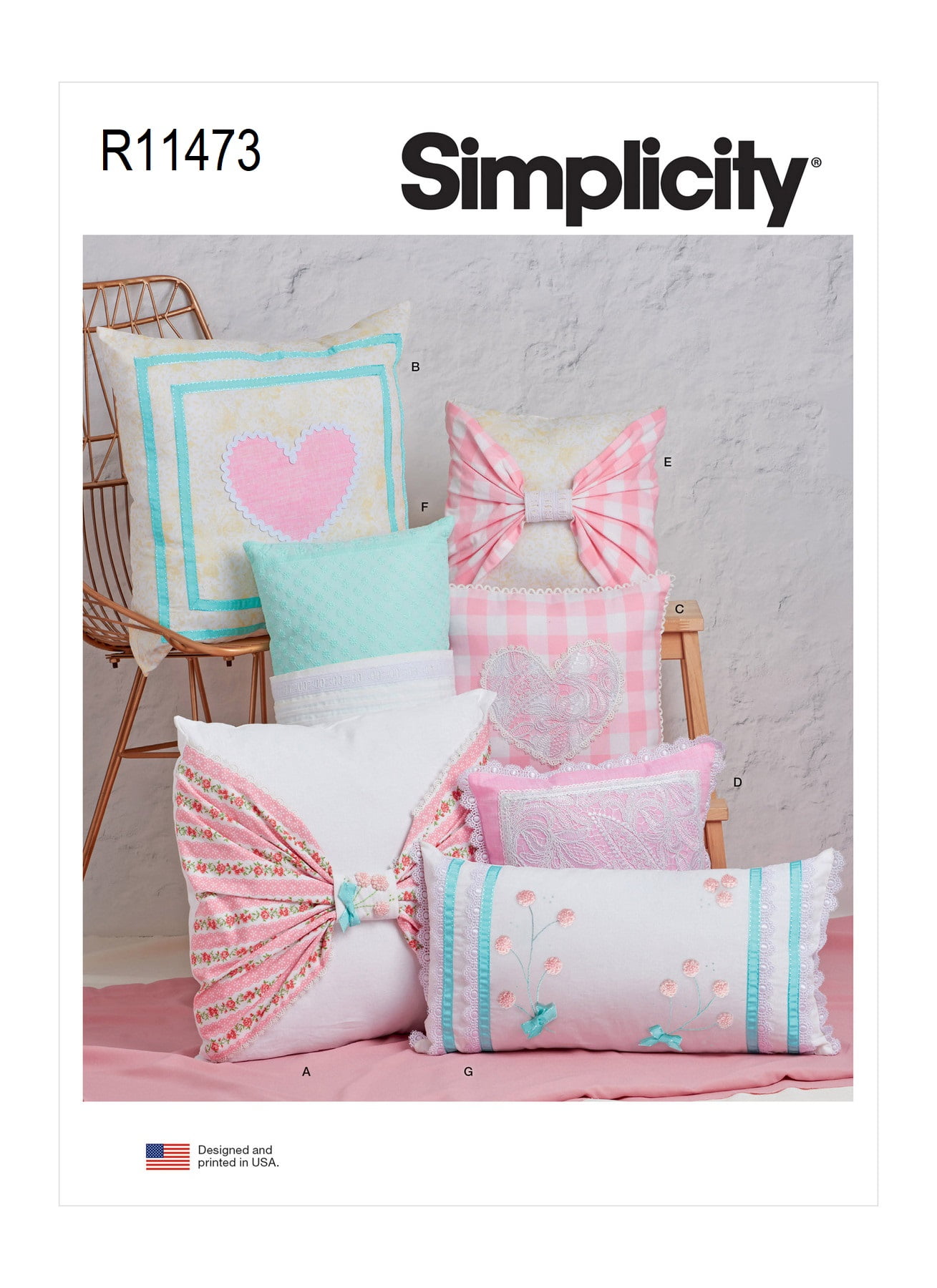 Simplicity Sewing Pattern R11473 (9574) - Pillows, Size: OS (One Size ...