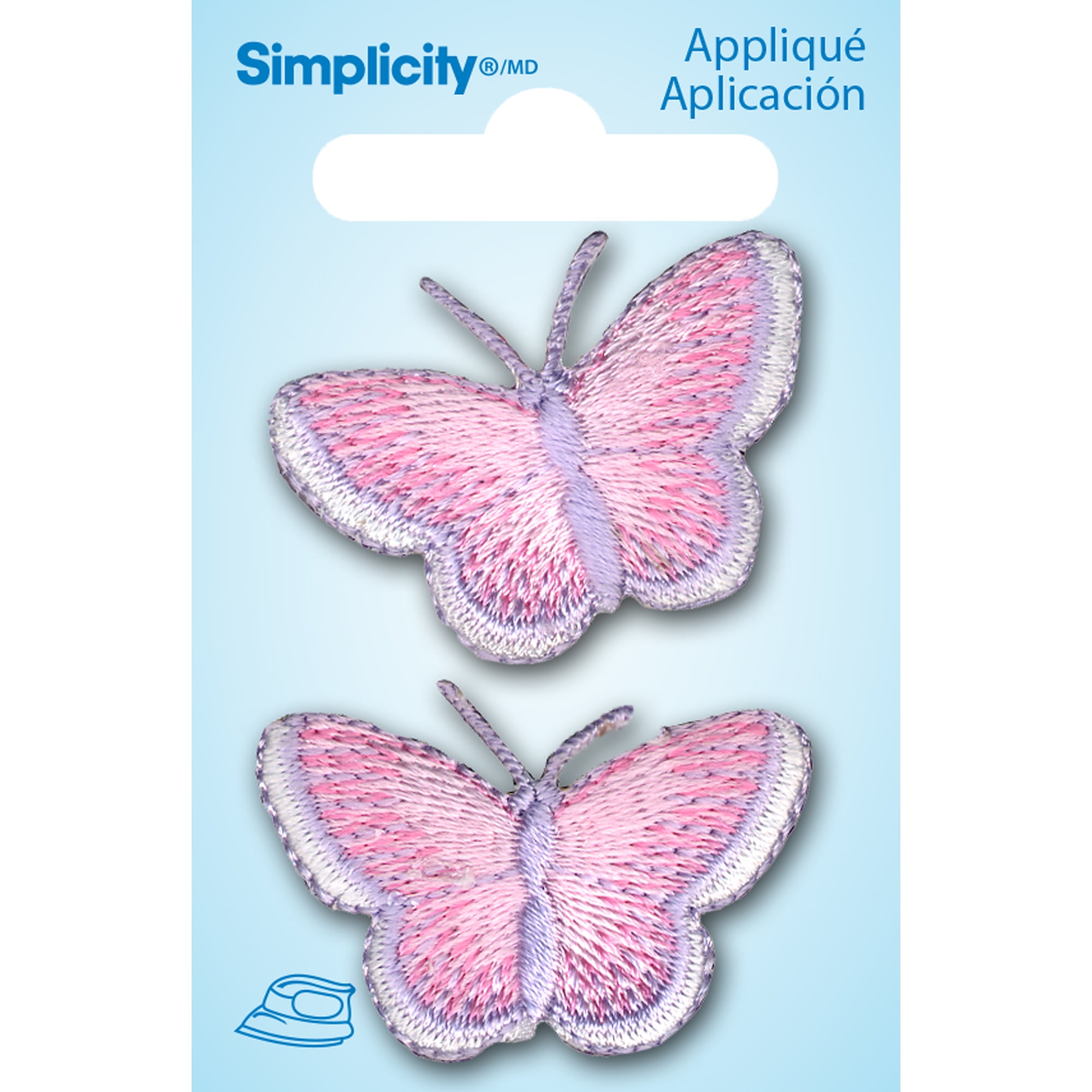 Simplicity Small Pink Butterfly Applique, 2 Piece - Walmart.com