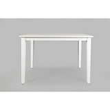 "Jofran Simplicity 54"" Solid Wood Counter Height Dining Table ...