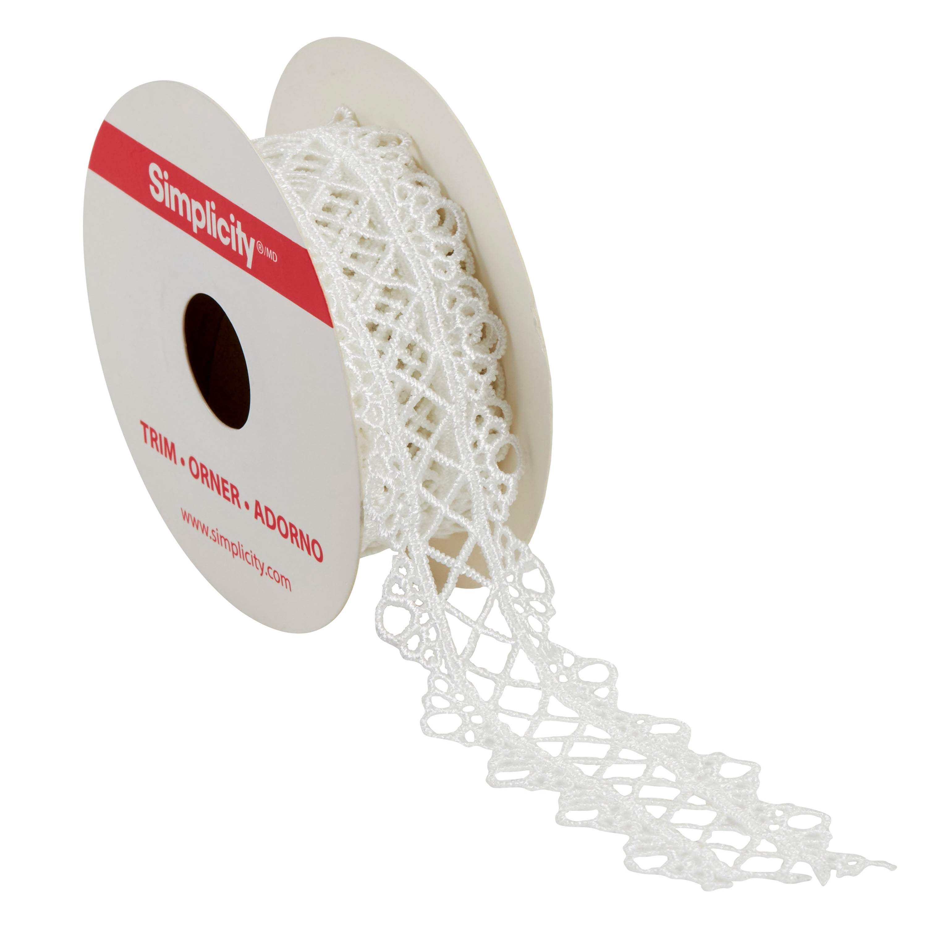 Simplicity Trim, White 1 1/4 inch Double Edge Loop Lattice Trim Great ...