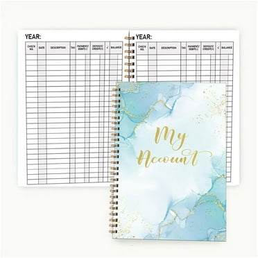 WEMATE Income & Expense Tracker, Accounting Ledger Book for Small ...