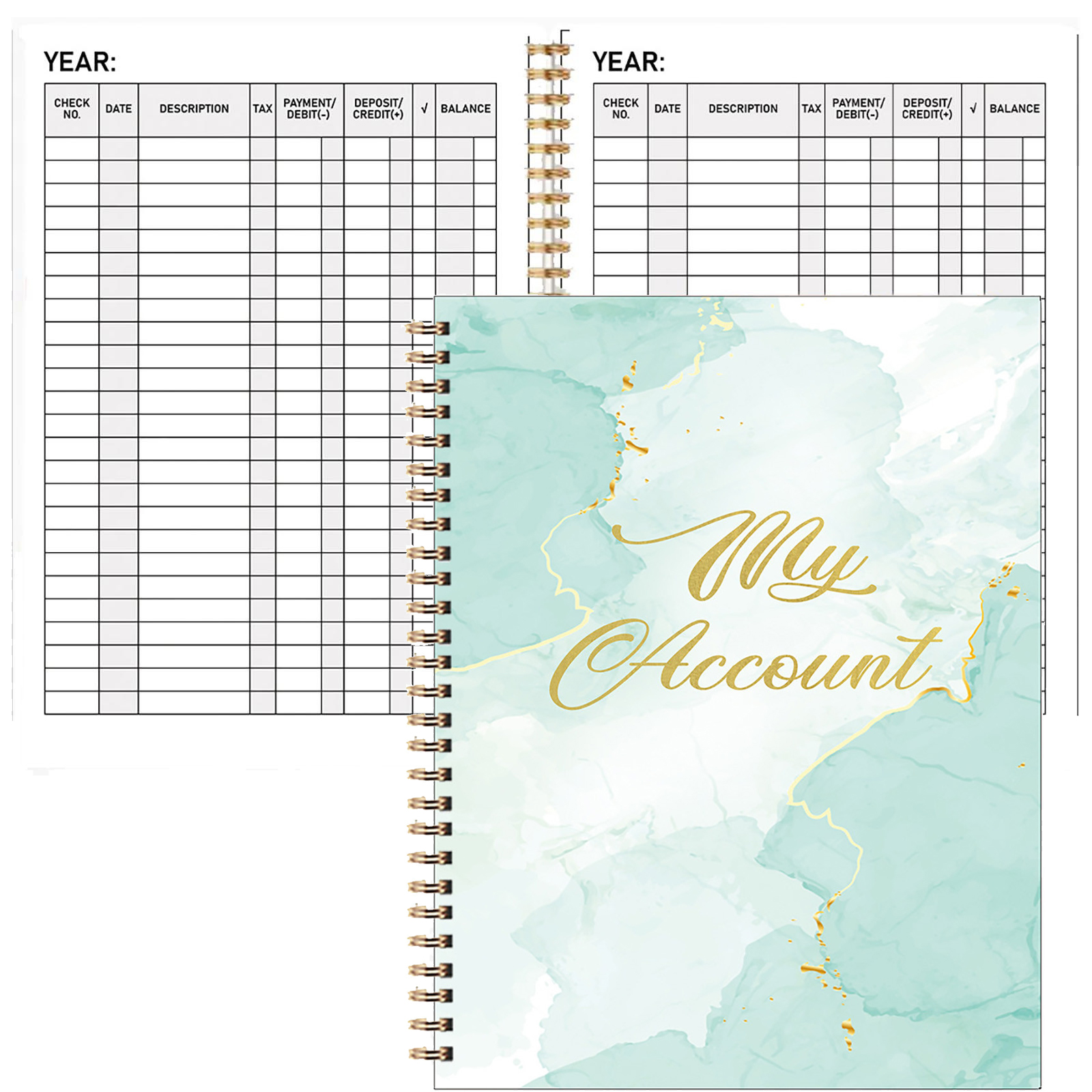 Simplified Accounting Ledger Book, Income and Expense Tracker Log Book ...