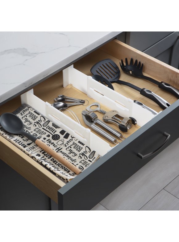 Drawer Organizers Drawer & Cabinet Organizers in Kitchen Storage ...