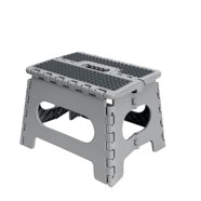Core Pacific 12 inch Step Stool Black with Gray Dots - Walmart.com