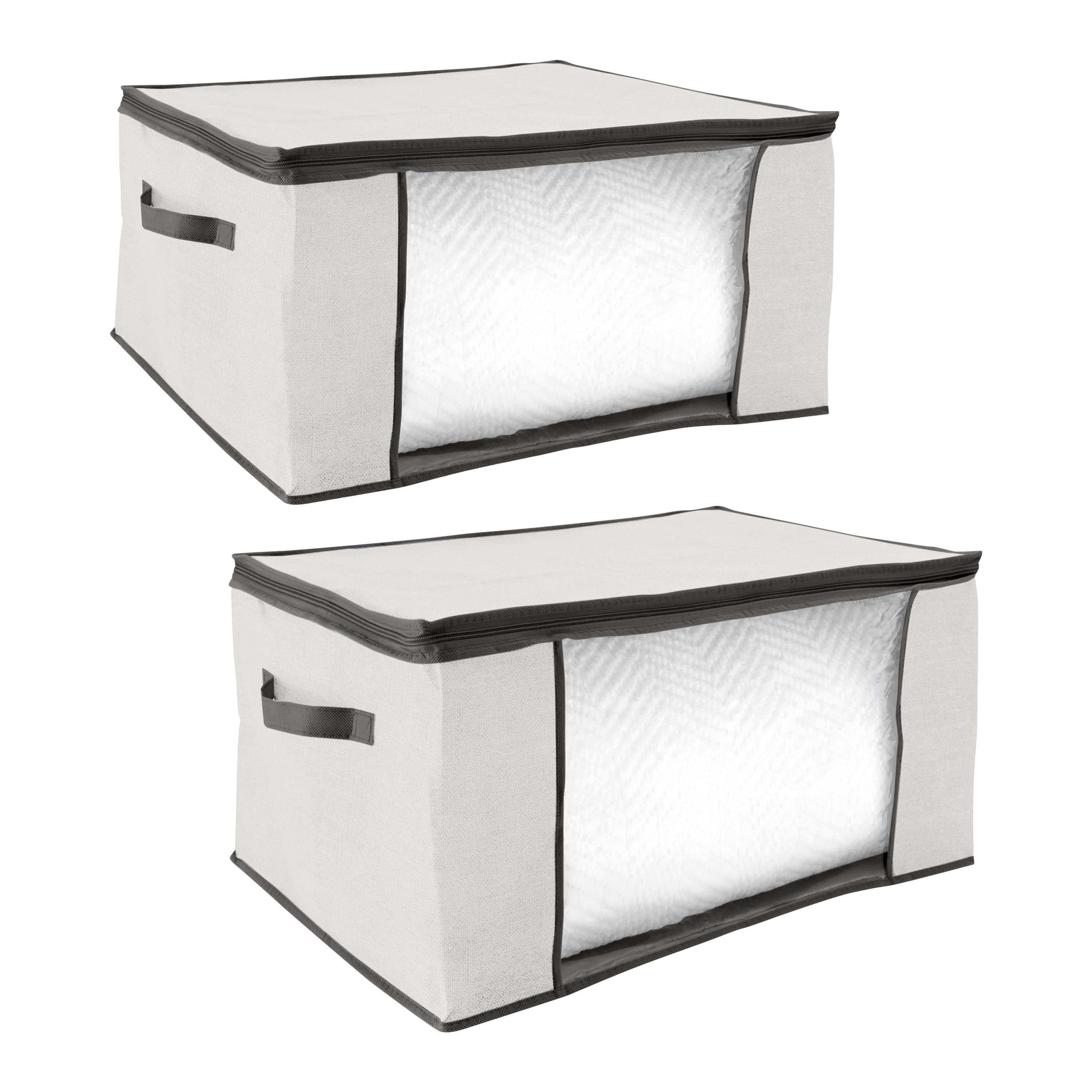 Simplify 2 Pack Jumbo Storage Bags in Cashmere - Walmart.com