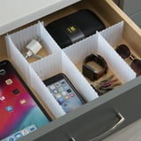 Simplify Interlocking Draw Organizers, Customizable, 3 Piece, White ...