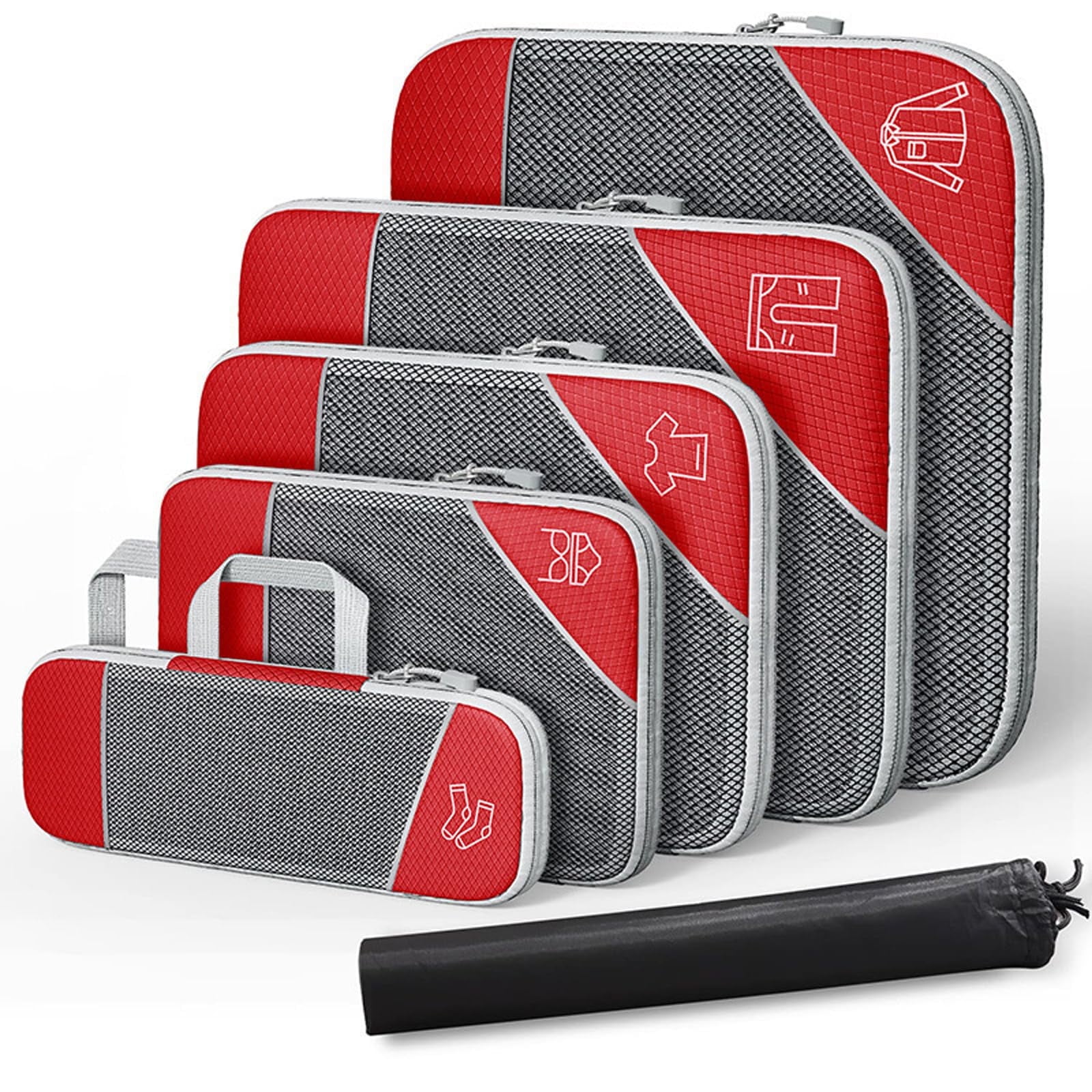 Simplify Living Compression Packing Cubes for Travel, 5 Set ...