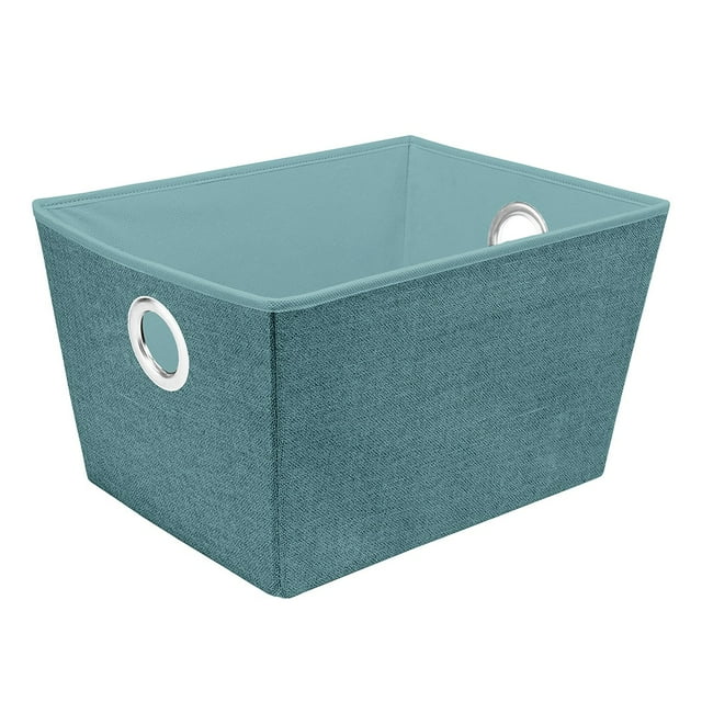 Simplify Medium Grommet Storage Bin in Dusty Blue - Walmart.com