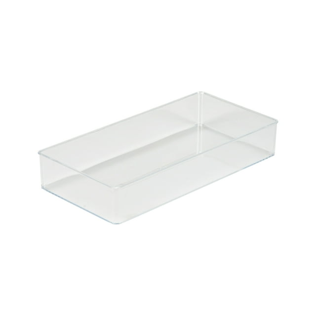 Simplify Medium Rectangular Drawer Organizer, Clear - Walmart.com