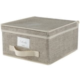 Simplify Medium Storage Box in Faux Jute - Walmart.com