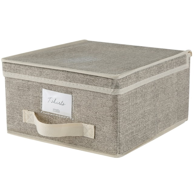Simplify Medium Storage Box in Faux Jute - Walmart.com