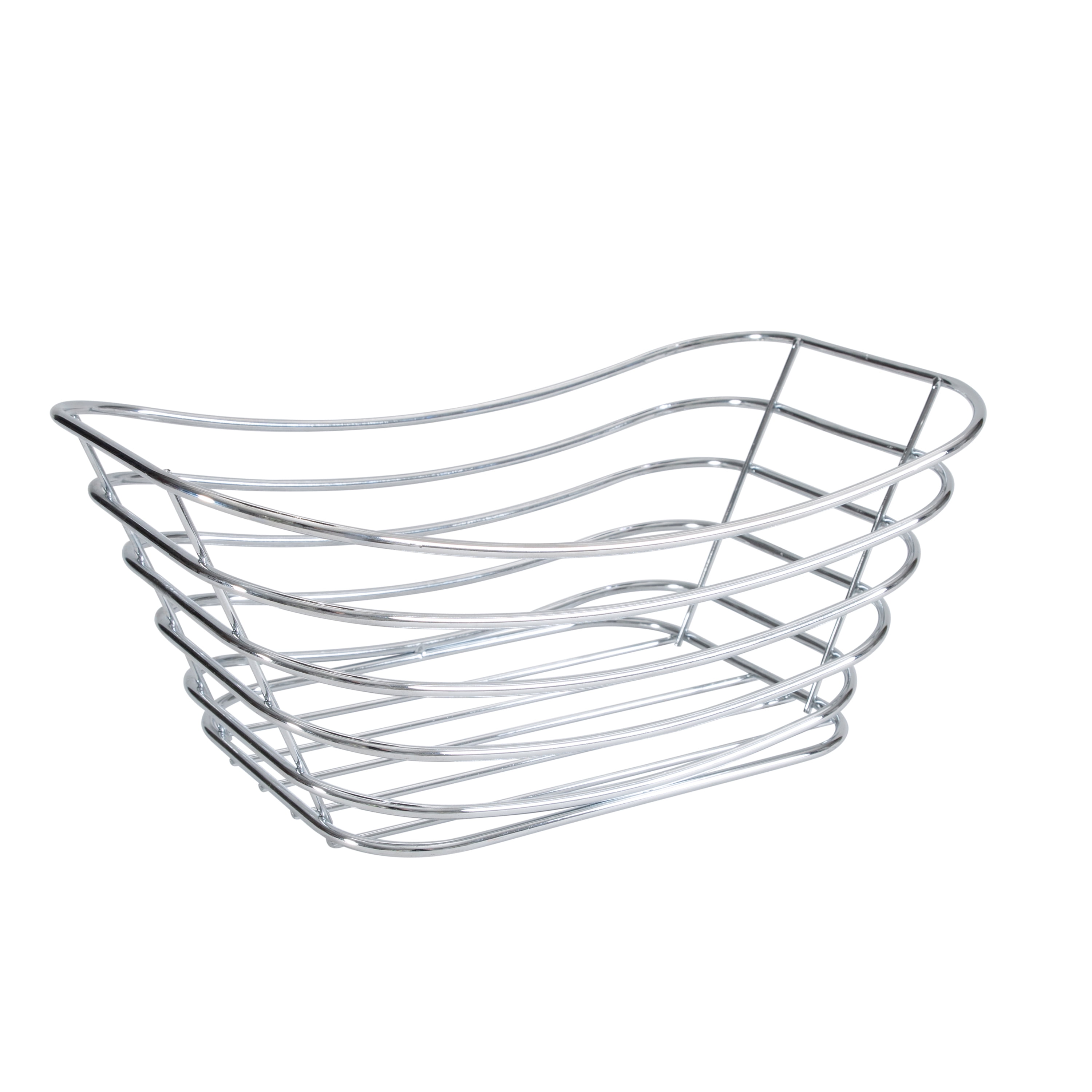 Simplify Wire Storage Basket Metal Frame, Chrome Steel - Walmart.com