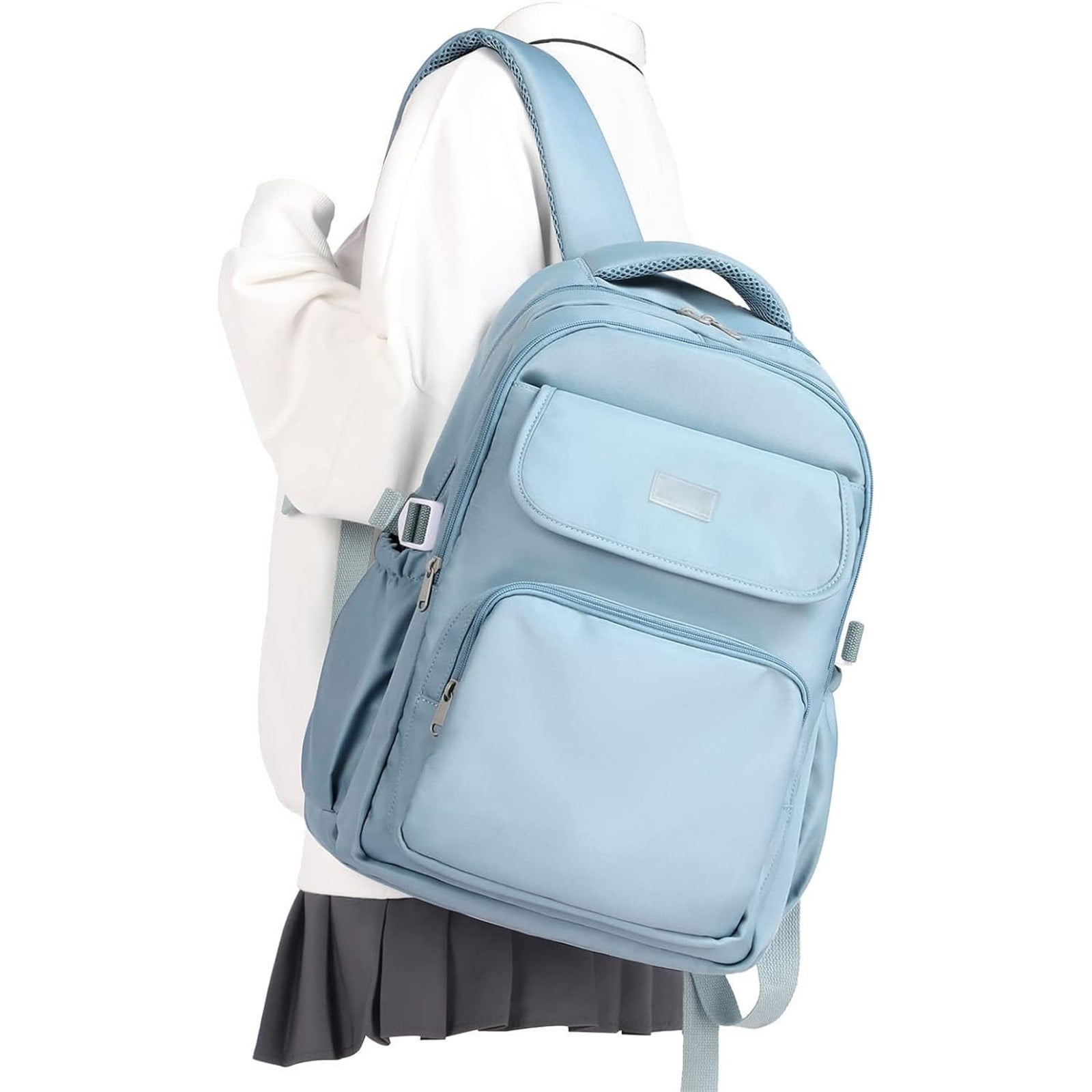 Simplistic Academic Backpack (Lightweight Learners sch lbag), Blue, Fresh And Simple Black ...