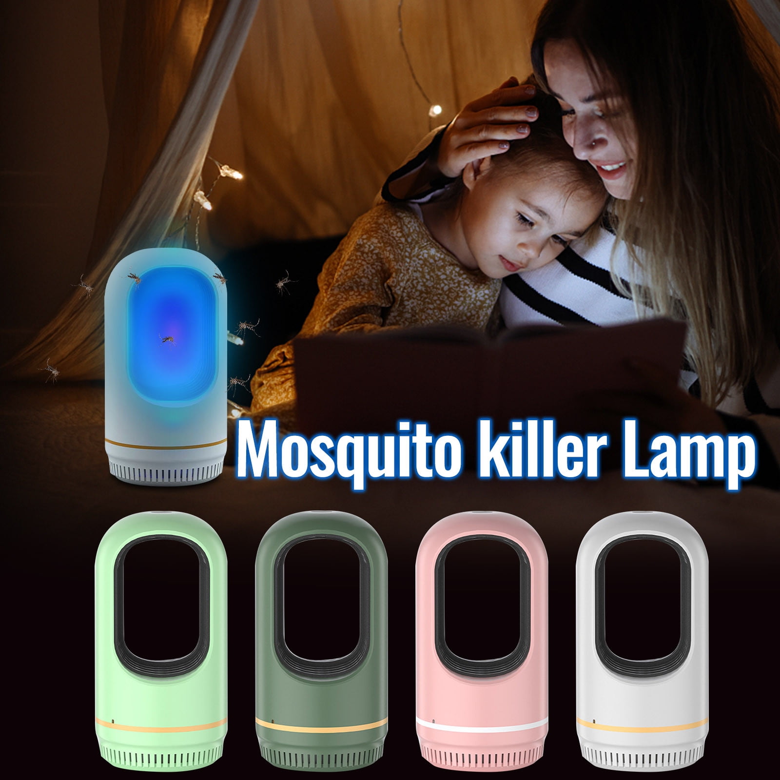 Simplmasygenix Mosquito Killer Lamp Electric Mosquito Killer Trap ...