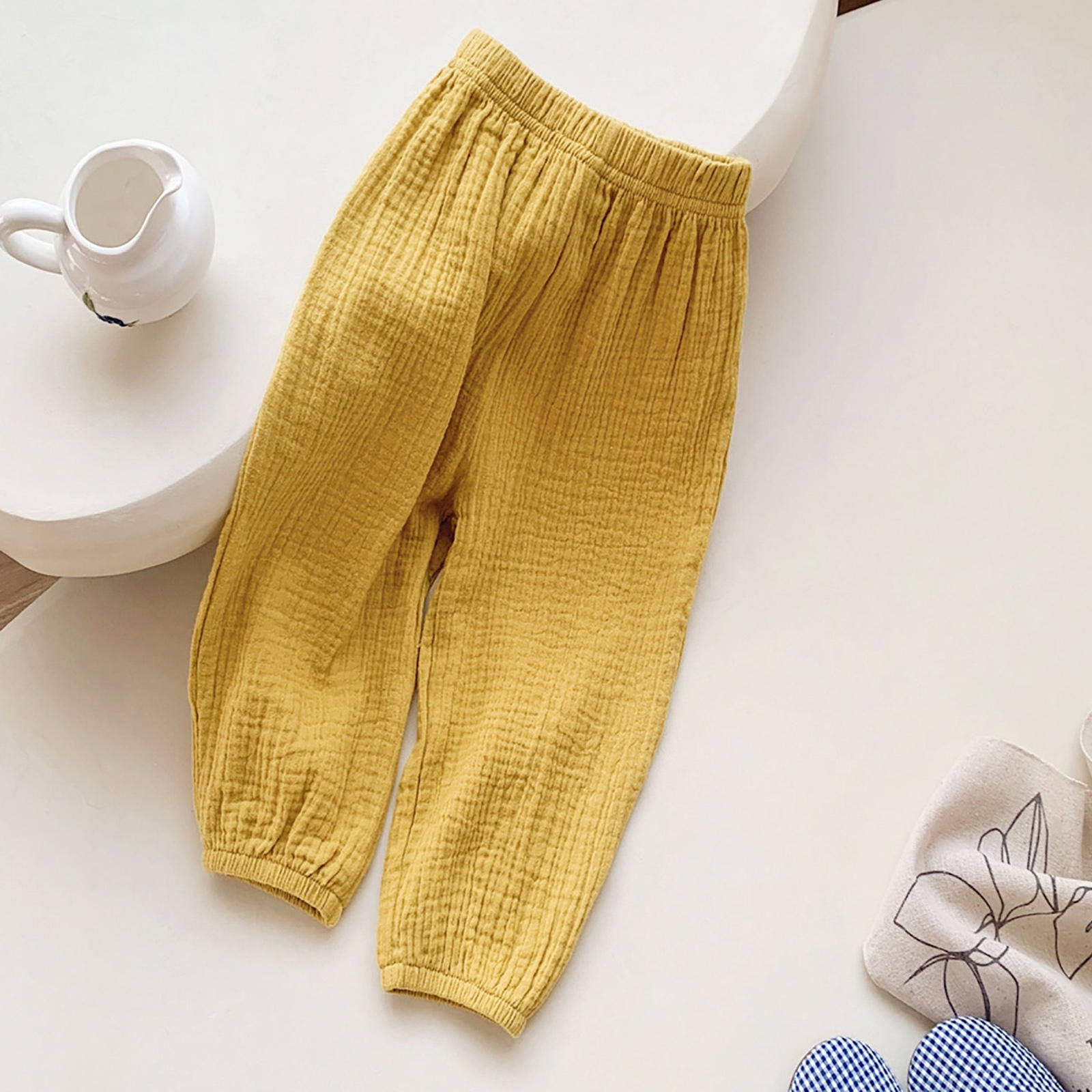 Simplmasygenix Toddler Pants Cargo Wide Leg Toddler Kids Baby Girls ...