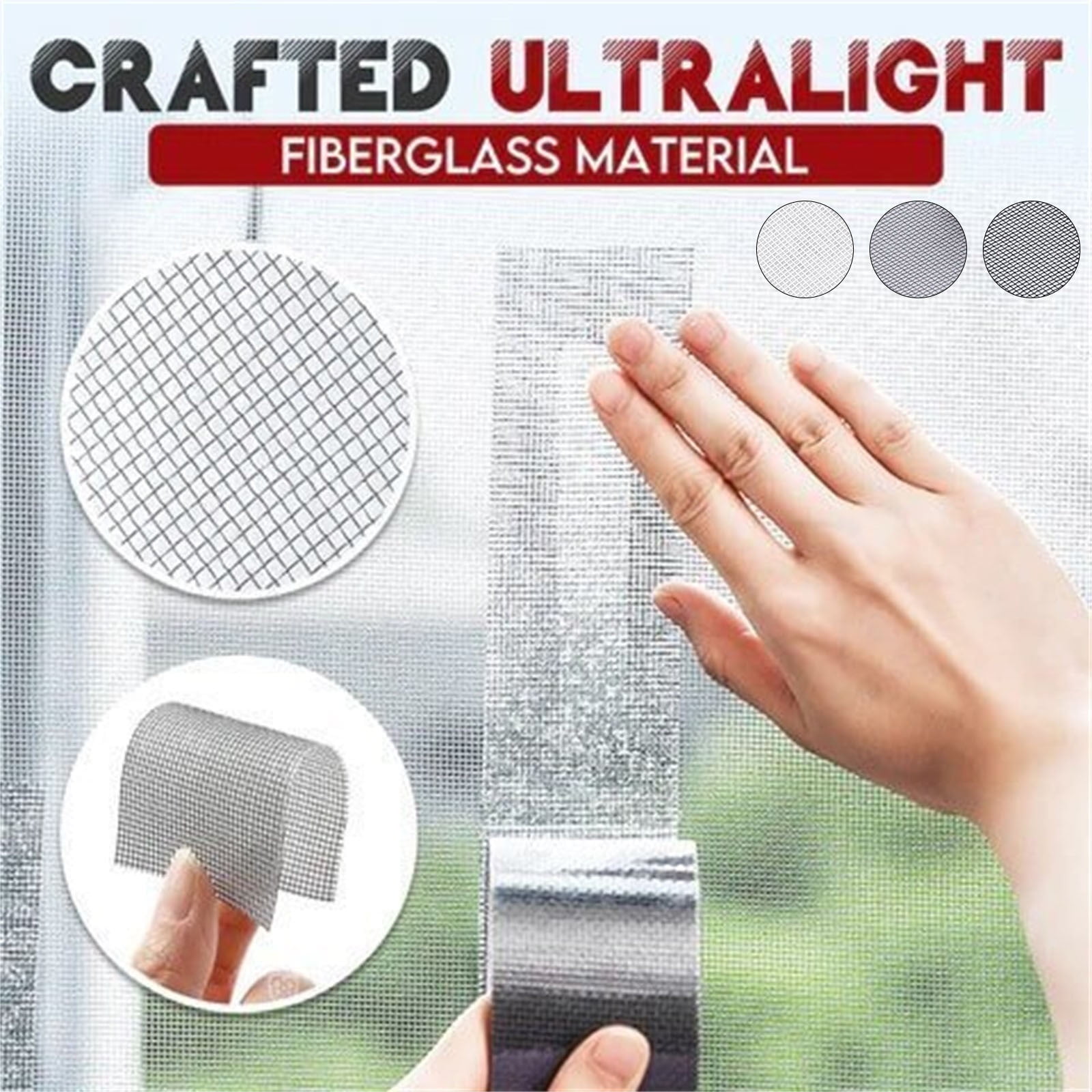 Simplmasygenix Window Screen Repair Kit（1" W×80" L）, Door Window Fly ...