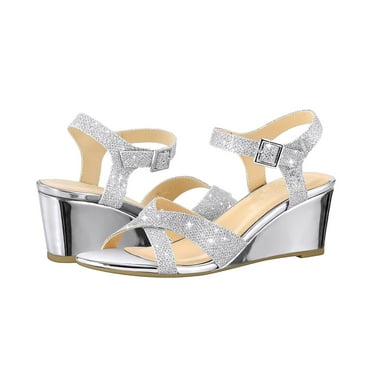 Dakaela Wedge Sandals for Women 2025 Dressy Platform Open Toe Ankle Strap Espadrilles Slip on ...