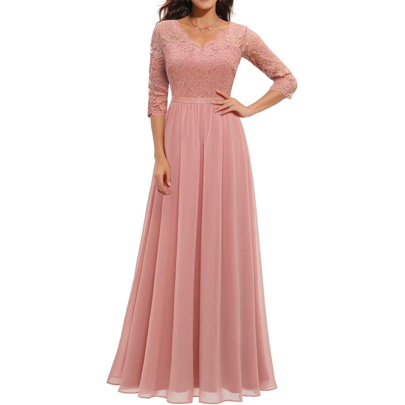 Simplmasygenix Womens Short Sleeve Maxi Dresses 2024 Mother's Day Gift ...