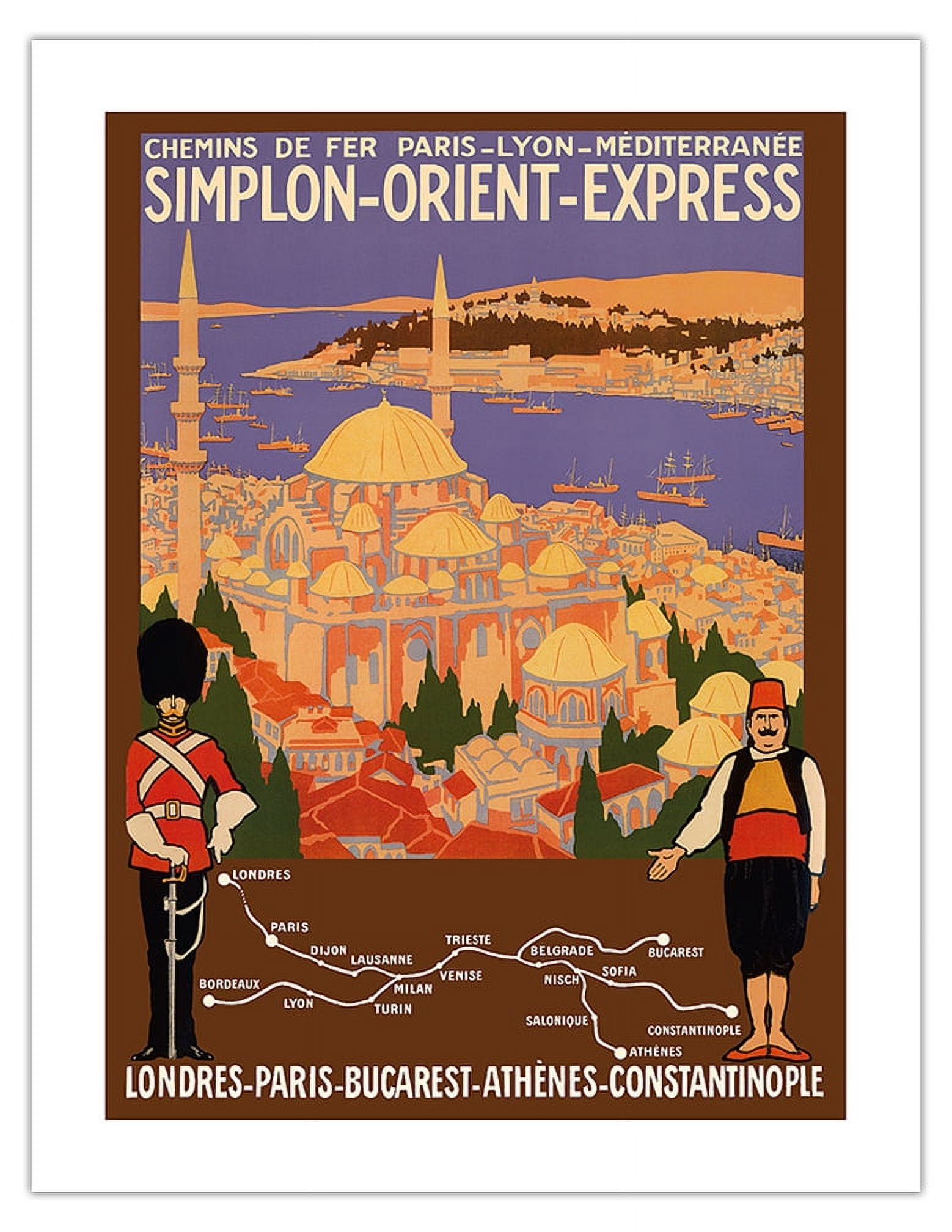 Simplon Orient-Express - London to Constantinople - Paris-Lyon ...