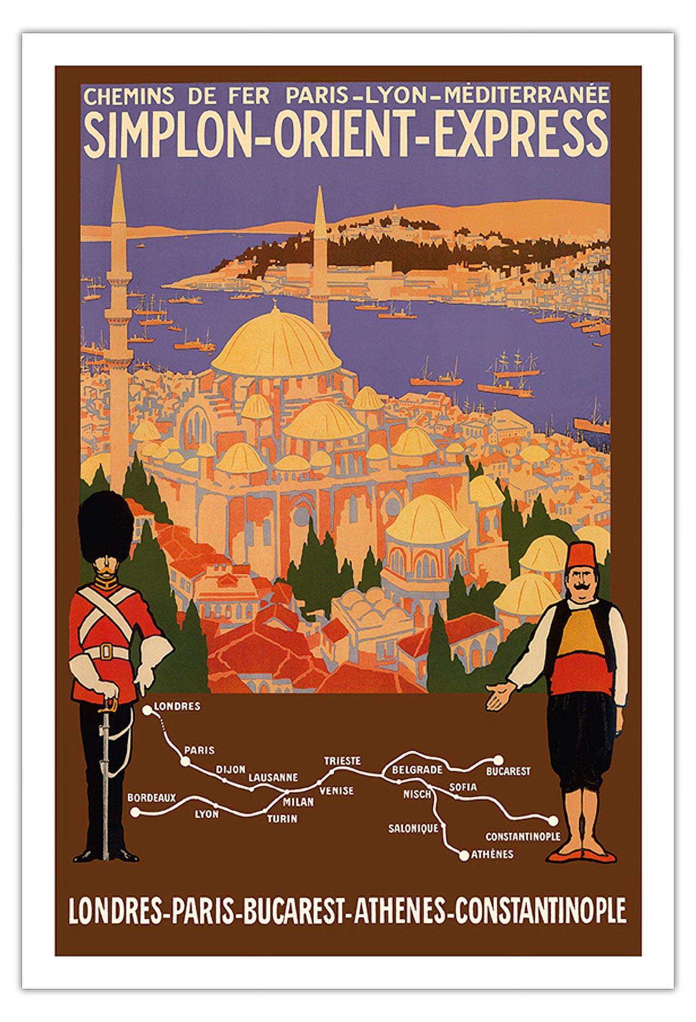 Simplon Orient-Express - London to Constantinople - Paris-Lyon ...