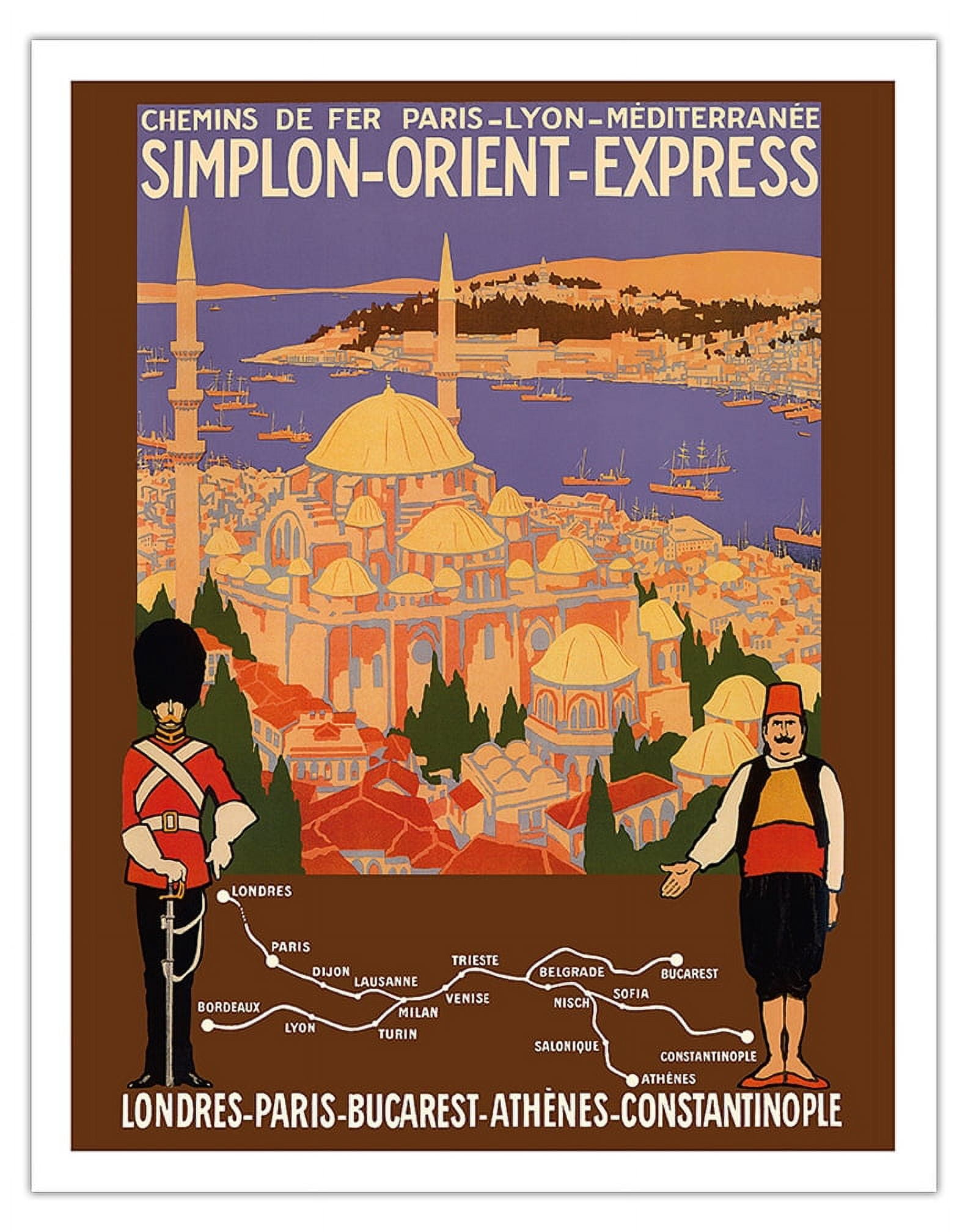 Simplon Orient-Express - London to Constantinople - Paris-Lyon ...
