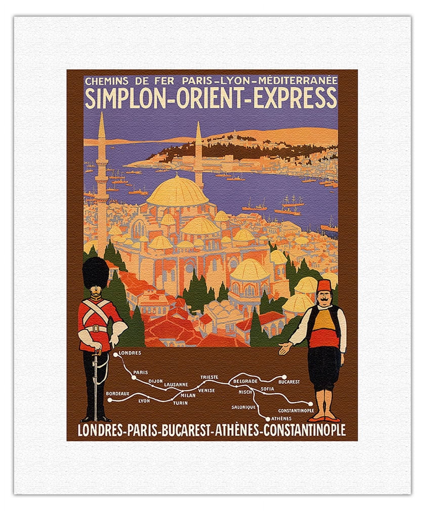 Simplon Orient-Express - London to Constantinople - Paris-Lyon ...