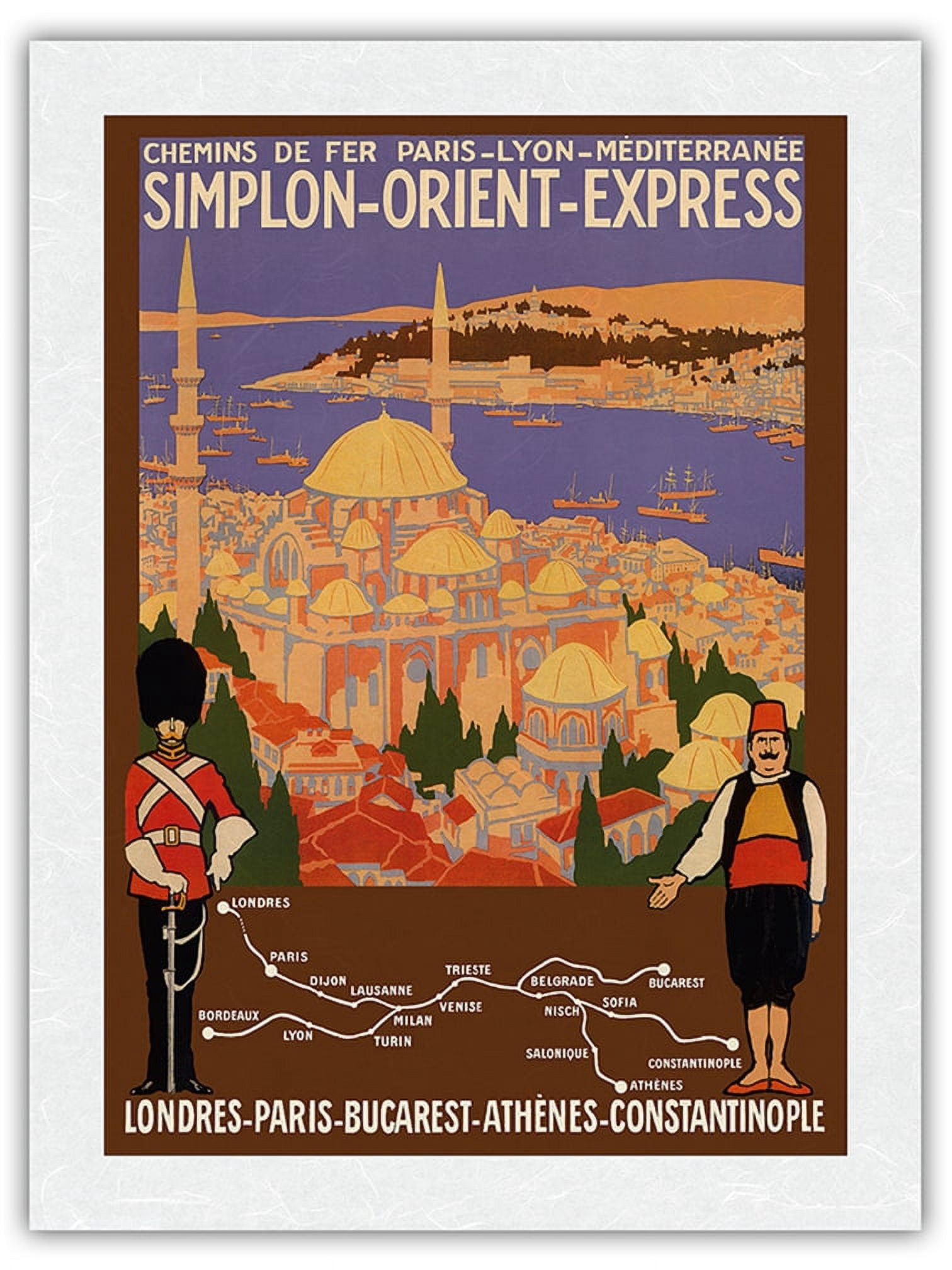 Simplon Orient-Express - London to Constantinople - Paris-Lyon ...