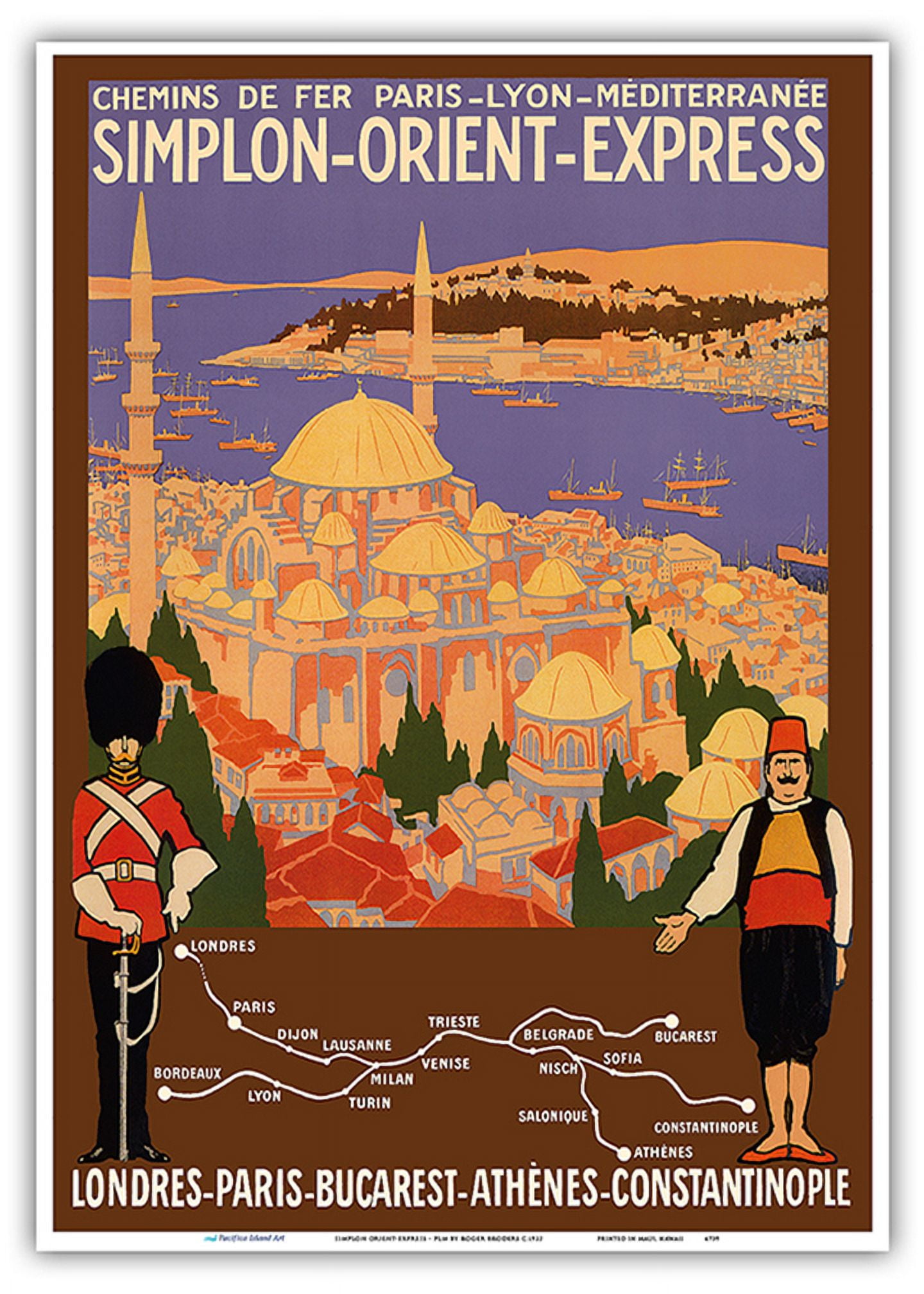 Simplon Orient-Express - London to Constantinople - Paris-Lyon ...