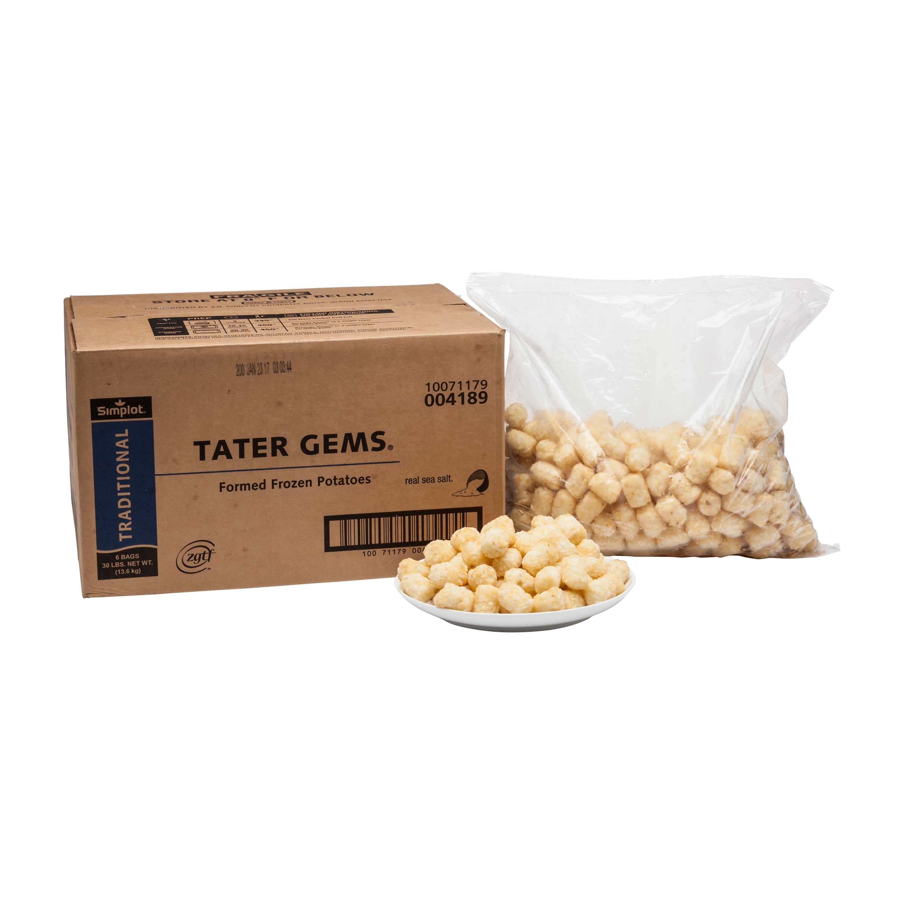 Simplot Fried Tater Gems, 5 Pound -- 6 per case. - Walmart.com