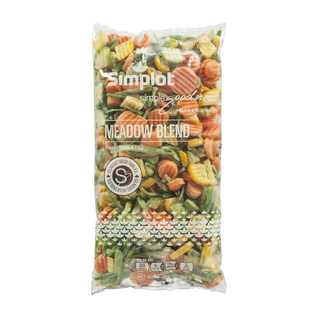 Simplot Meadow Vegetable Blend - 32 oz. package, 12 packages per case ...