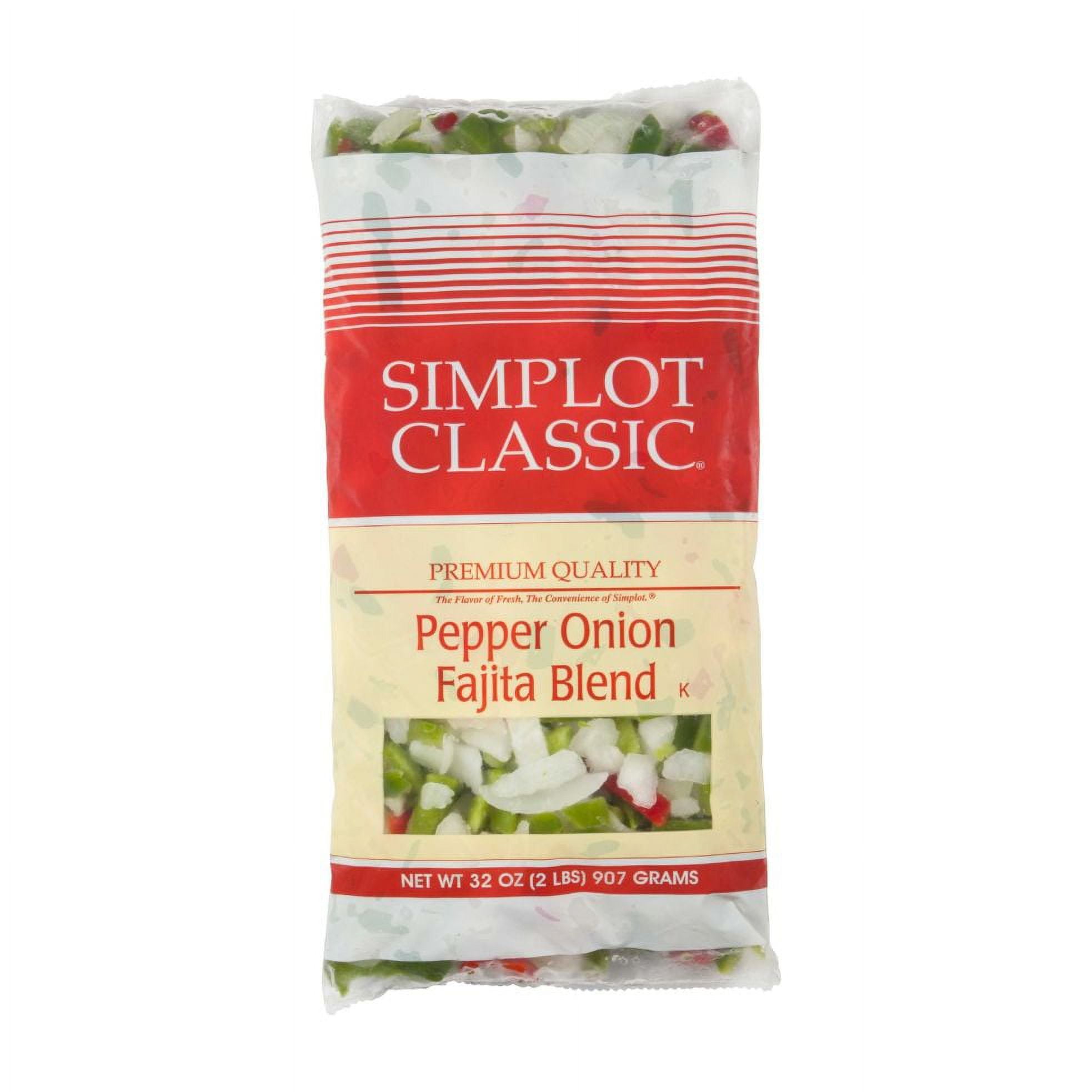 Simplot Pepper Onion Fajita Blend - 32 oz. package, 12 packages per ...