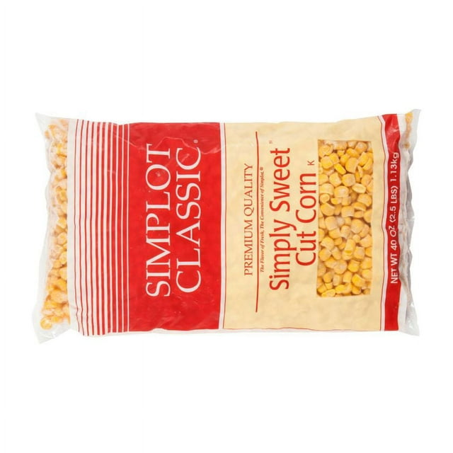 Simplot Simply Sweet Cut Corn - 40 oz. bag, 12 bags per case - Walmart.com