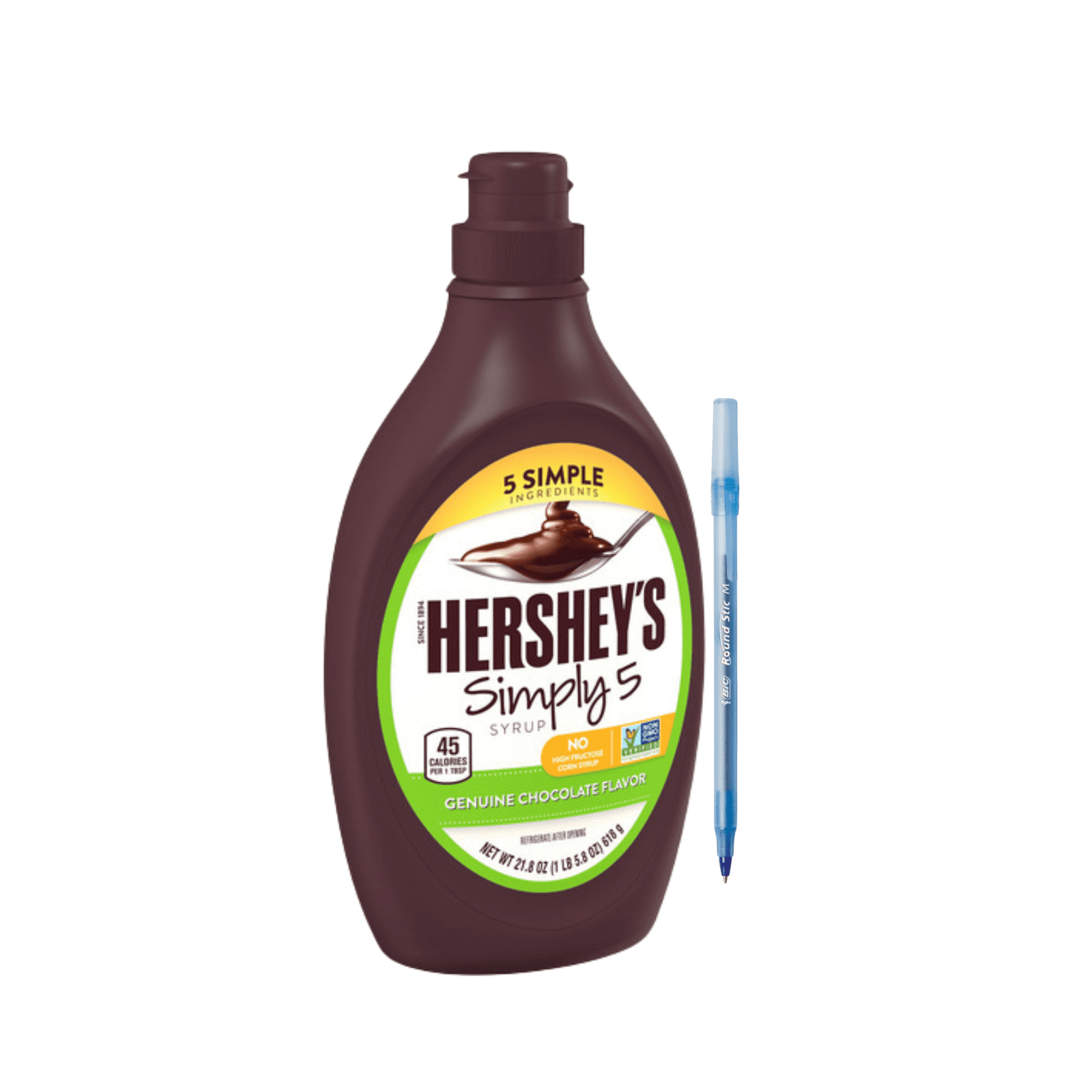 Simply 5 Chocolate Syrup Bottle, 21.8 oz - Walmart Business Supplies