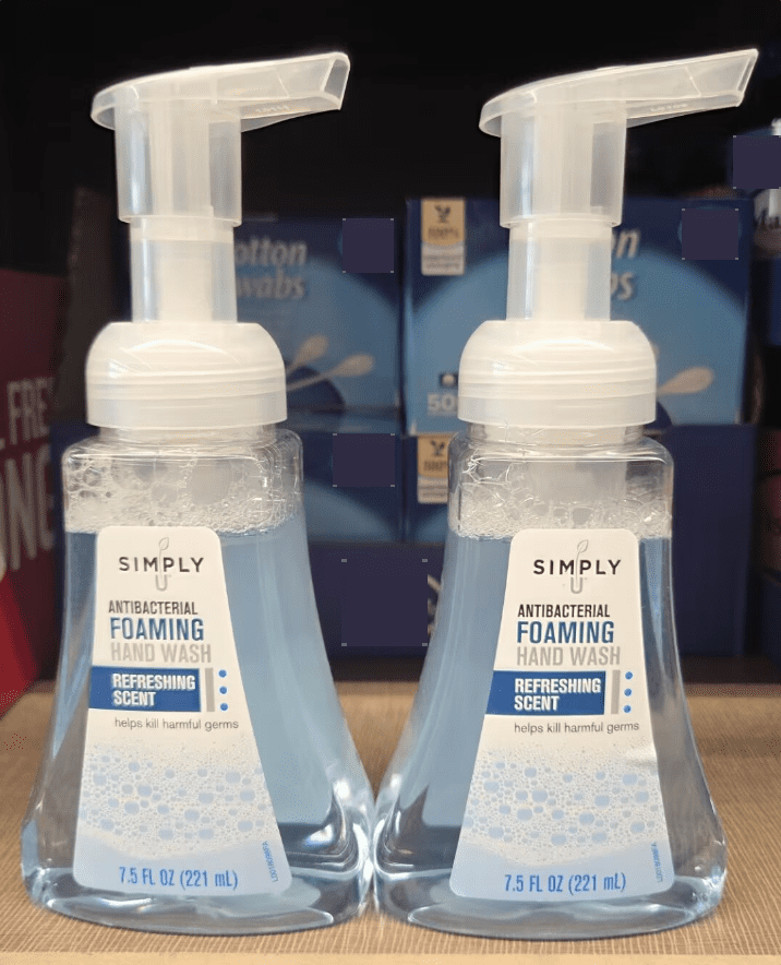Simply Antibacterial Foaming Refreshing Scent Hand Wash 7.5fl oz 221ml ...