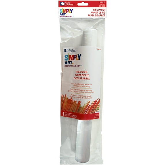 Simply Art Rice Paper Roll 12"X120"- - Walmart.com
