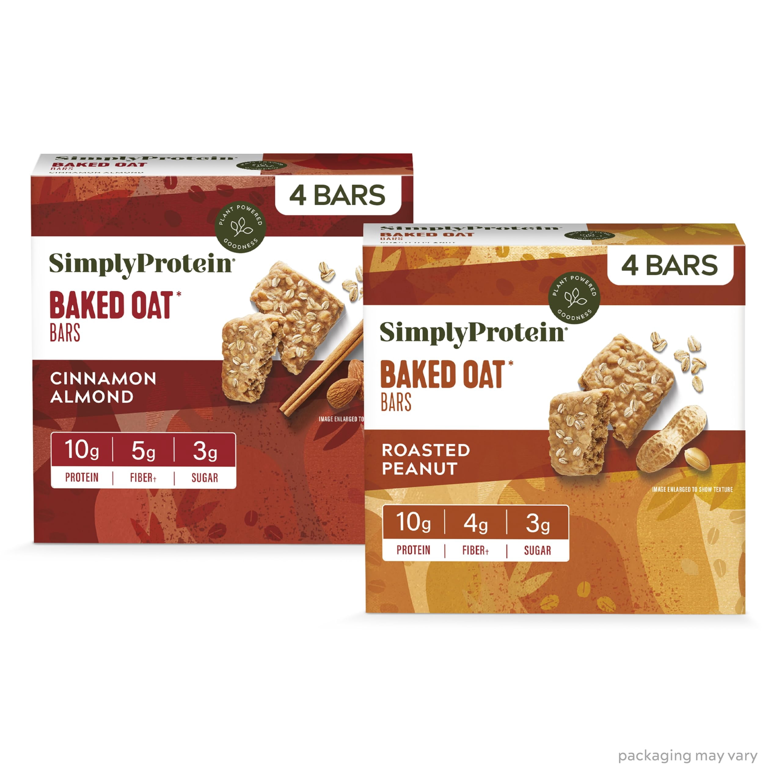 Simply - Baked MZF22 Oat Bars Variety Pack, Bars - Cinnamon Almond ...