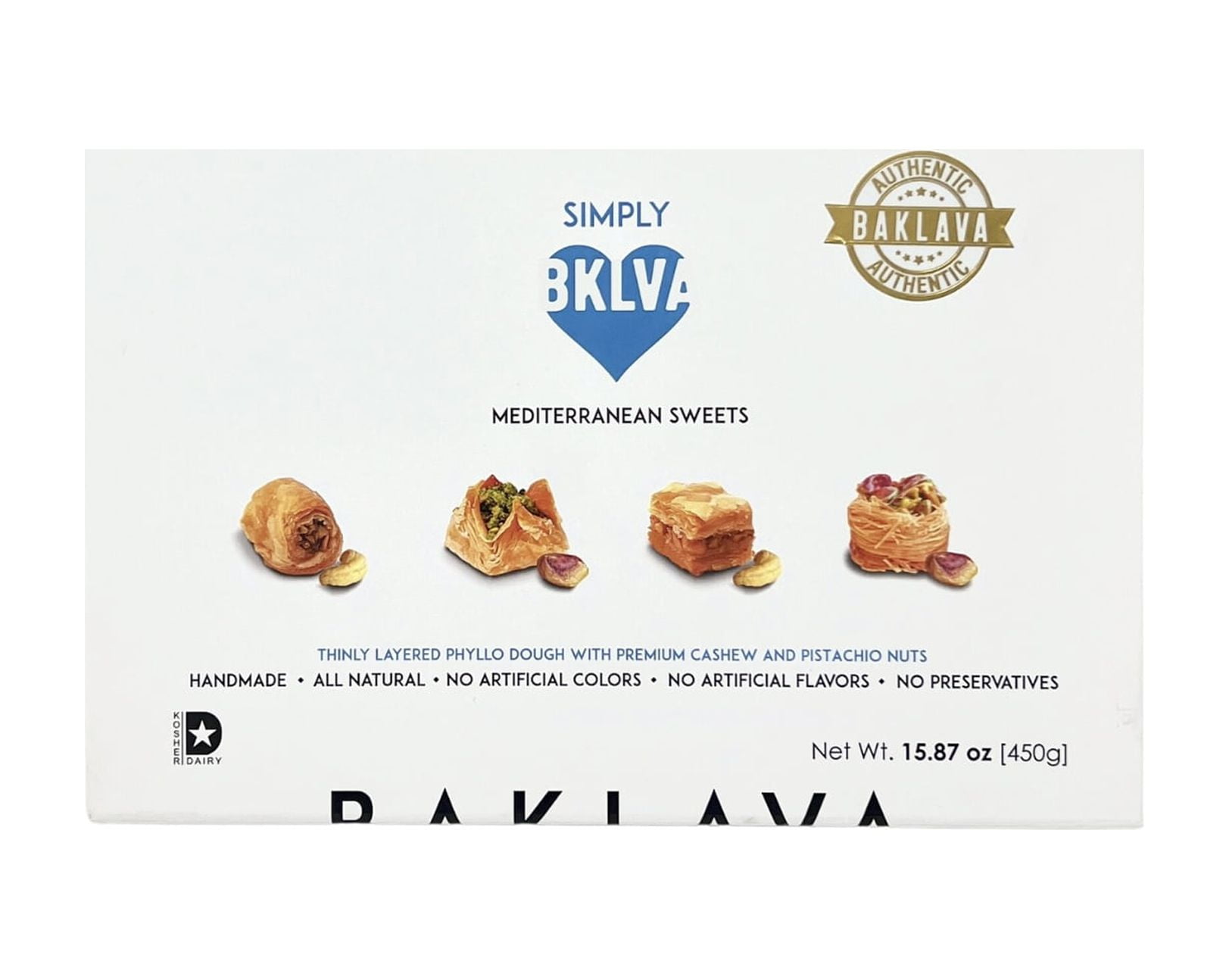 Simply Baklava Mediterranean Sweets (450g / 15.87oz) - Walmart.com