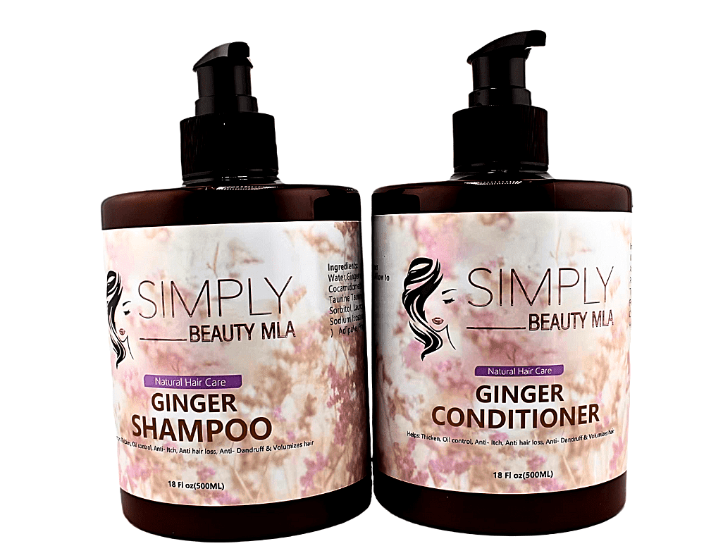 Simply Beauty Ginger Shampoo & Conditioner – Nourishing Hair Care for ...