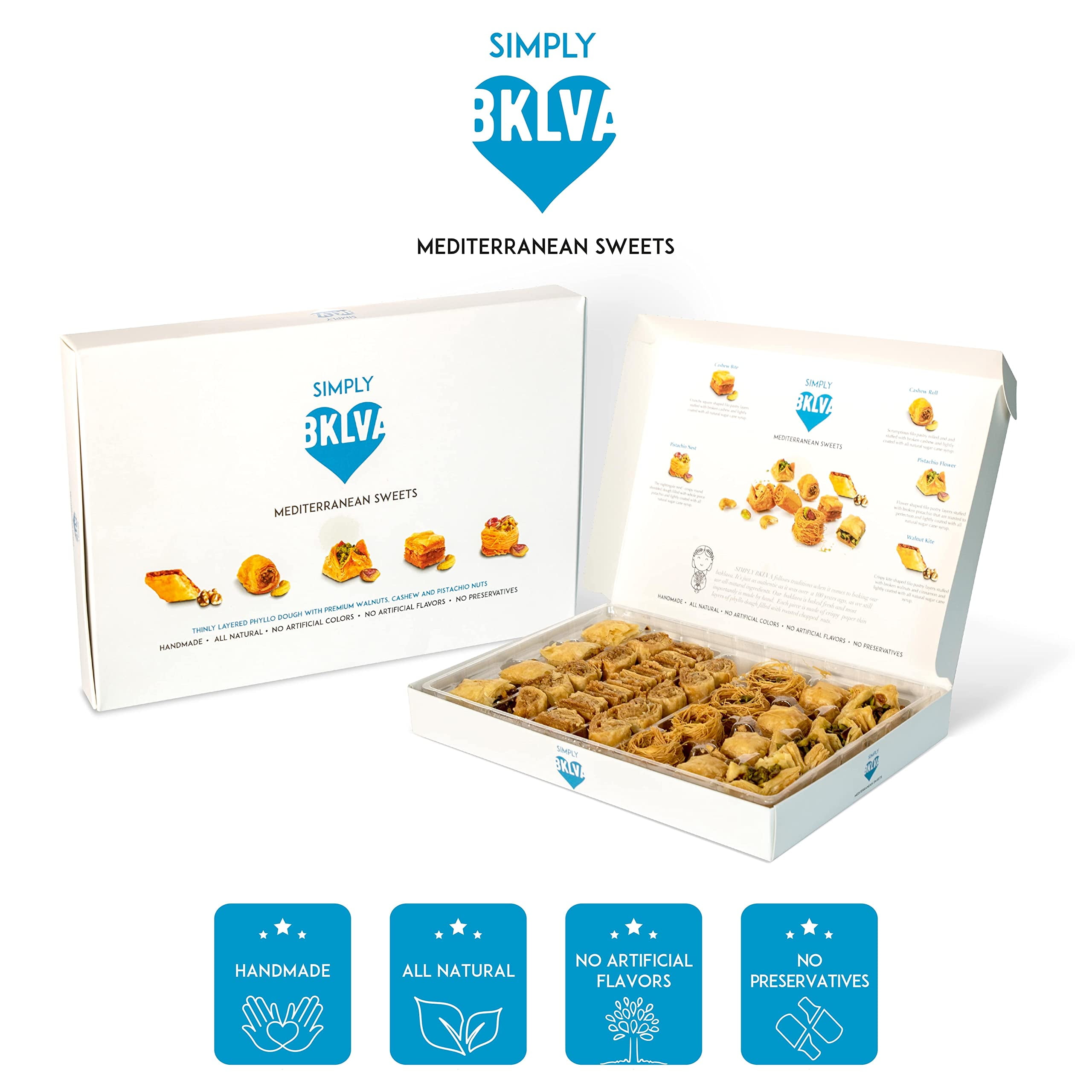 Simply Bklva - Medit Sweet Baklava 300g - Case of 12 - 10.58 OZ ...