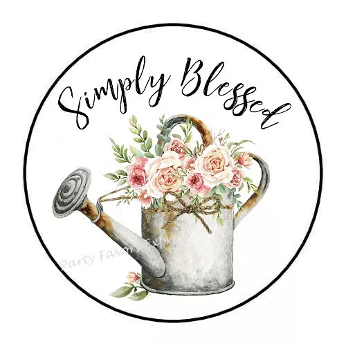 Simply Blessed Sticker Party Favors Sticker Envelope Seals Labels ...
