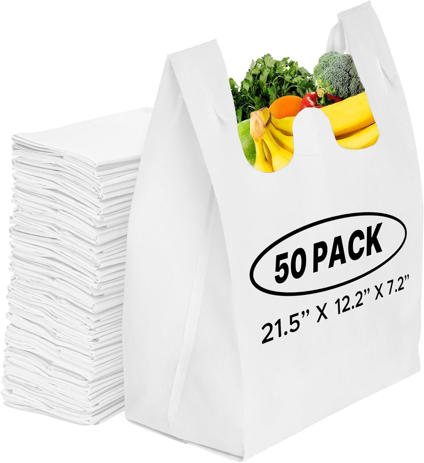 Simply Cool Reusable Grocery Bags Eco-Friendly - Large Reusable ...