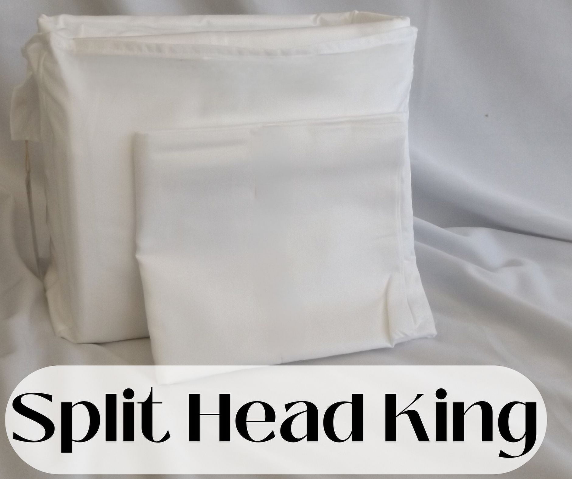 iAdjust, Cotton Split Head King Sheets, 300 TC, Deep Pocket - Walmart.com