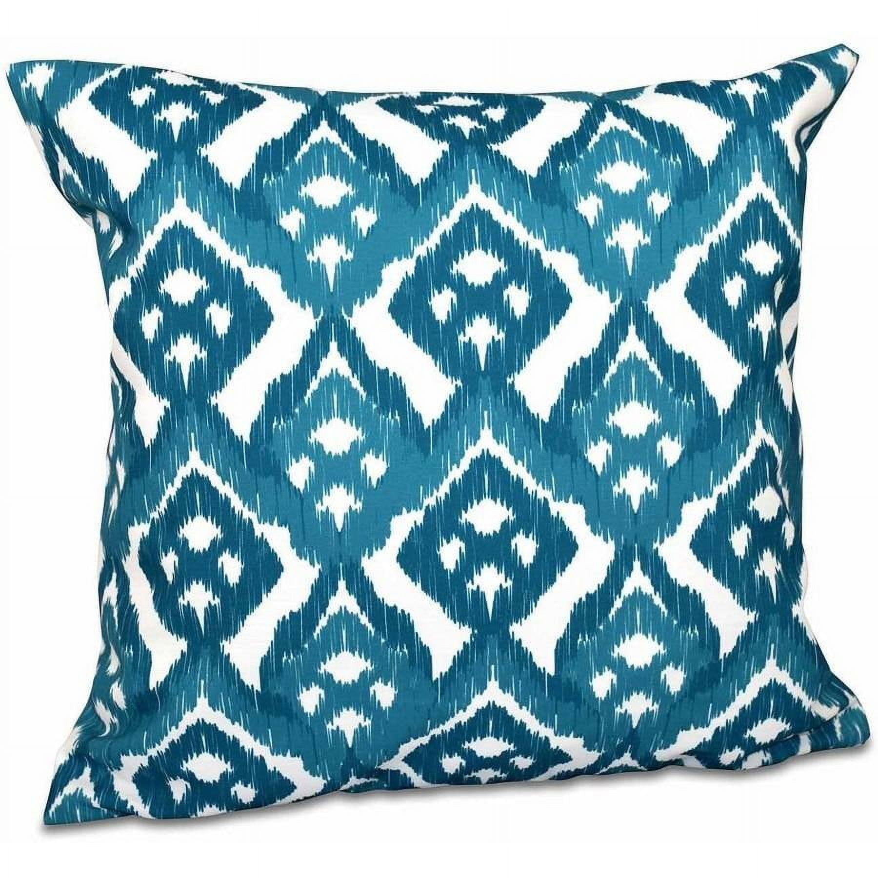 Simply Daisy 16" x 16" Hipster Geometric Print Pillow, Teal - Walmart.com
