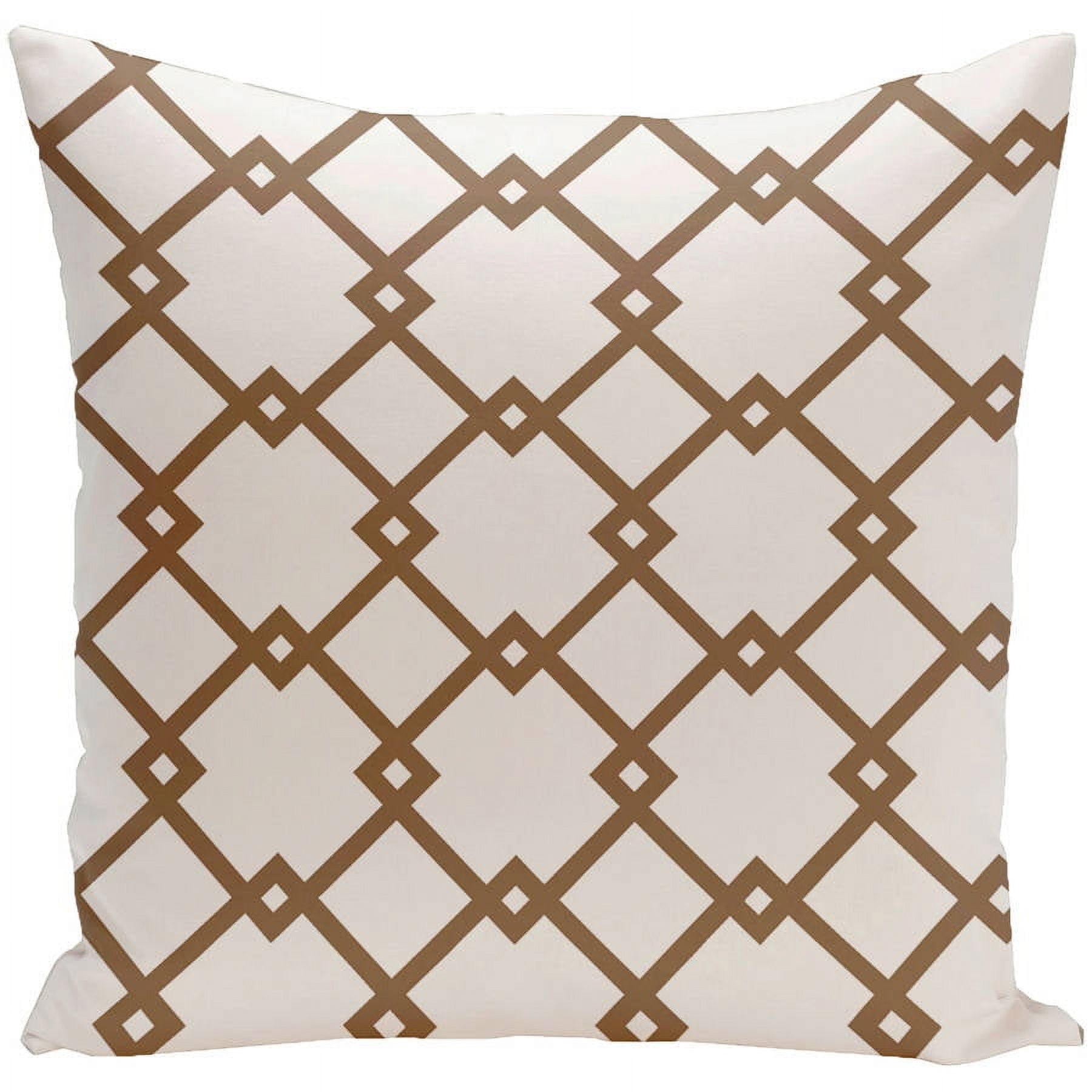 Simply Daisy 16" x 16" Holiday Brights Collection Geometric Pillow ...
