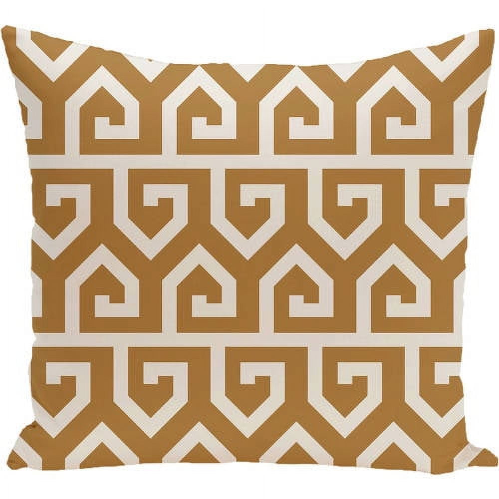Simply Daisy 16" x 16" Keyed Up Geometric Print Pillow - Walmart.com