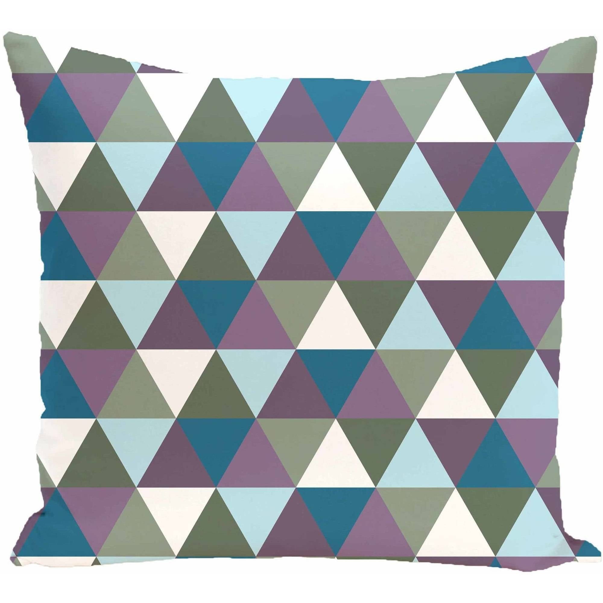Simply Daisy 16" x 16" Triangles! Geometric Print Pillow - Walmart.com